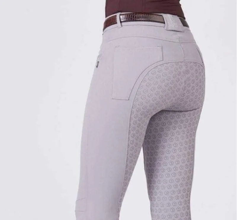 Just Togs Equinox Rider Tights Silver